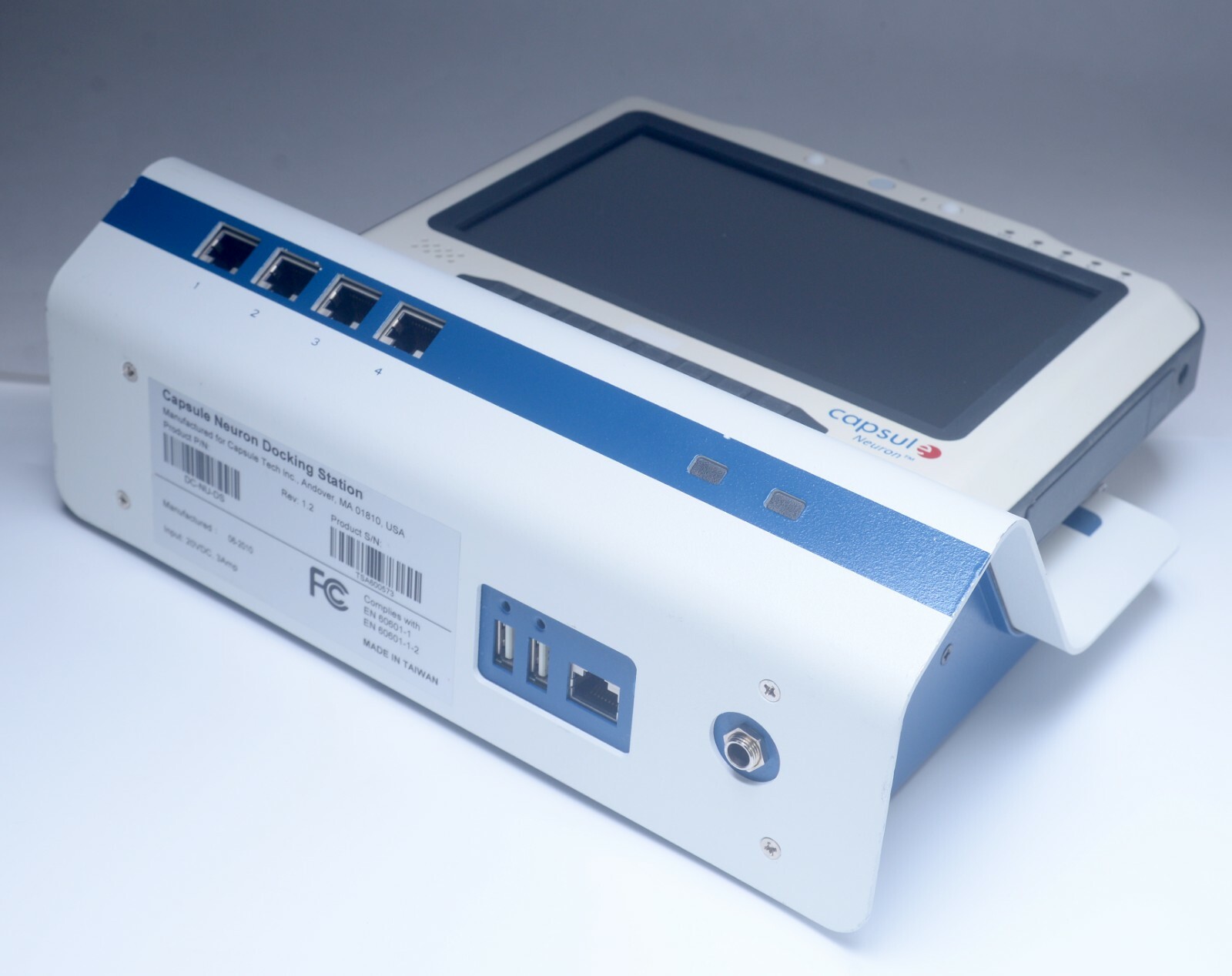 Capsule Tech Neuron #DC-NU-UMPC Patient Monitor with Docking Station | eBay