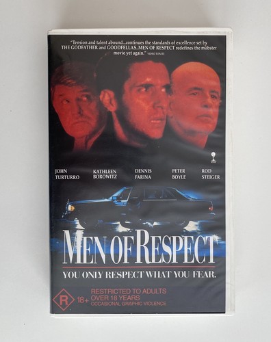 Men Of Respect [VHS] Video Box Office Ex-Rental Tape Action Thriller ...