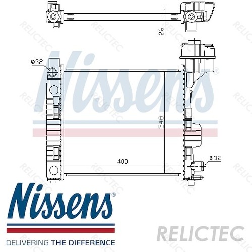 Coolant Radiator MB:W168,A 1685000002 A1685000002 5707286204614 | eBay UK