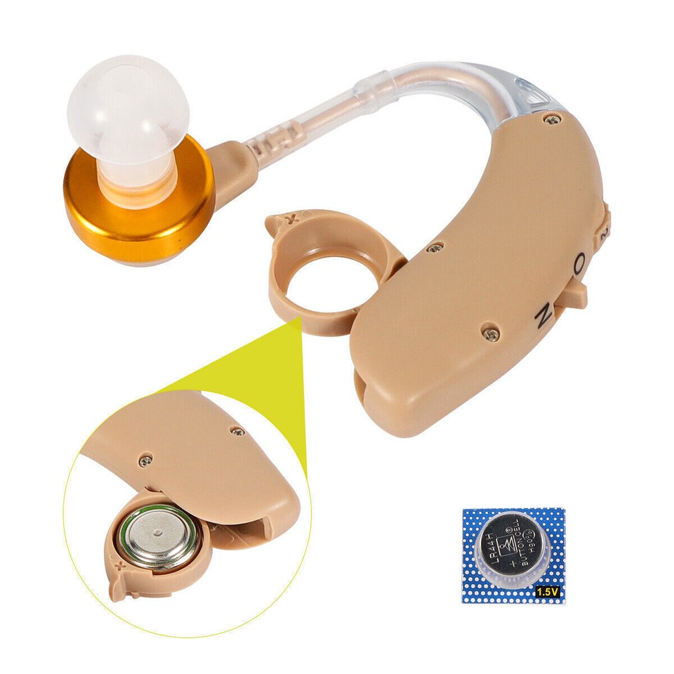 Adjustable Digital Hearing Aids Kit Behind the Ear BTE Sound Voice ...