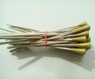 Natural 25 Wooden Dop Sticks with epoxy wax for gemstones cutting and ...