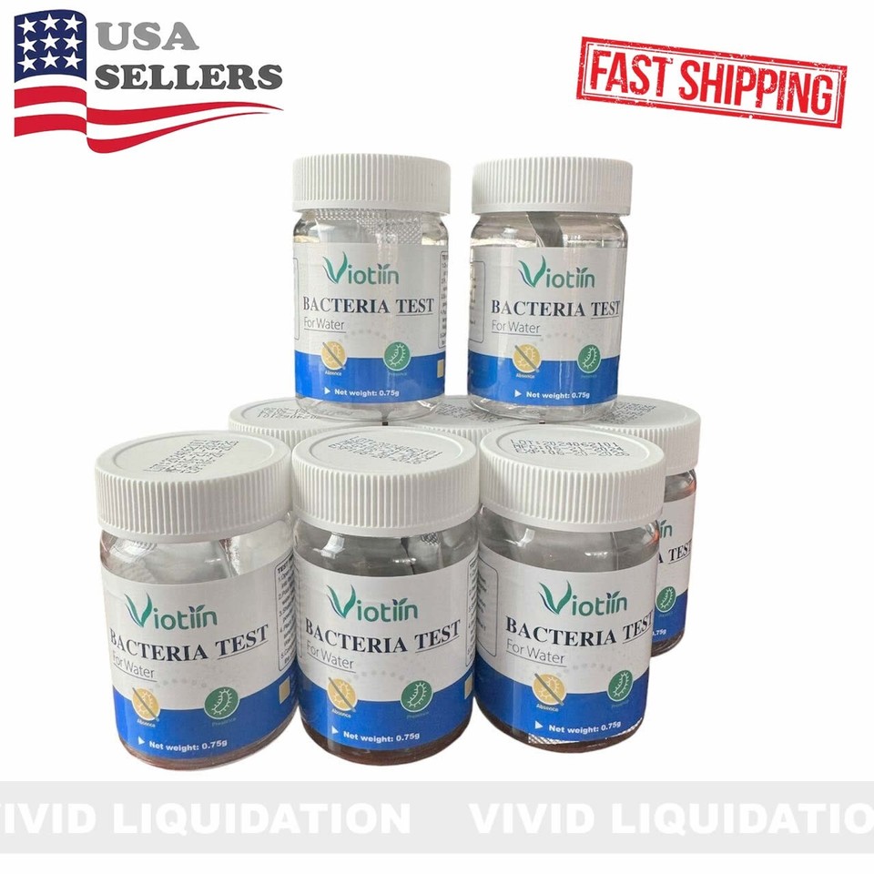 8 Pack E Coli & Coliform Bacteria Water Test Kit EPA Approved Best ...