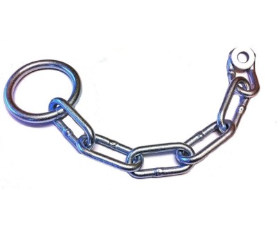 TRAILER SAFETY BREAKAWAY CHAIN - For Unbraked Trailers Cable Loop Ring ...