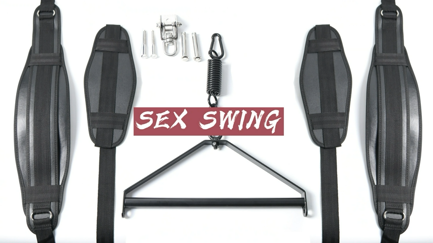 360 Spinning Sex Swing Sling Swivel Position Aid For Couples Adult BDSM ...