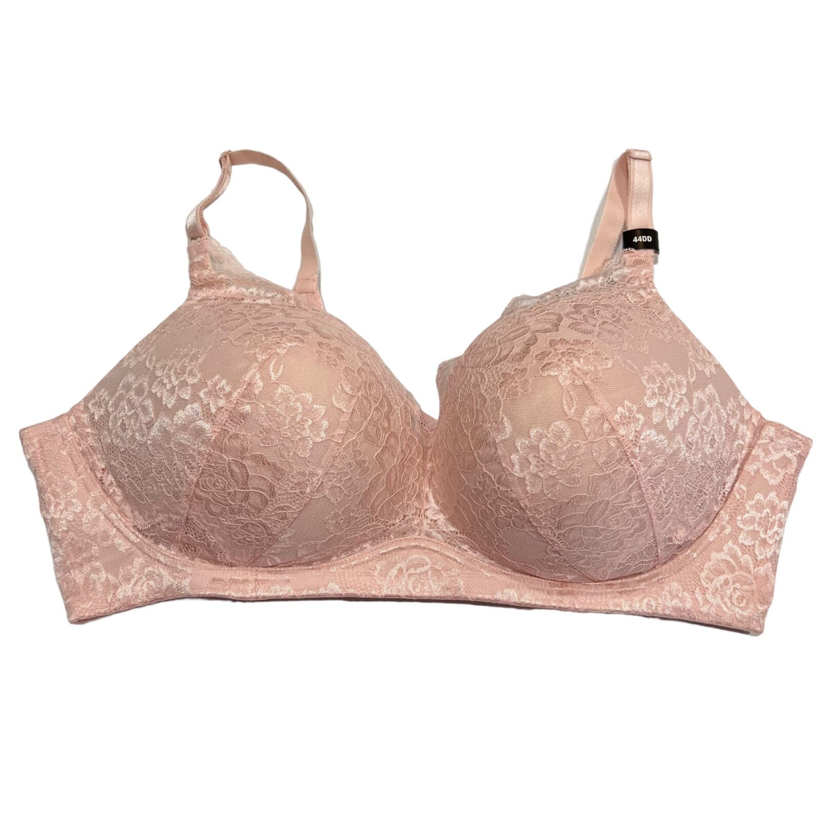 NWT TORRID Wire Free Push-Up Plunge Bra 44DD Pink Lace | eBay