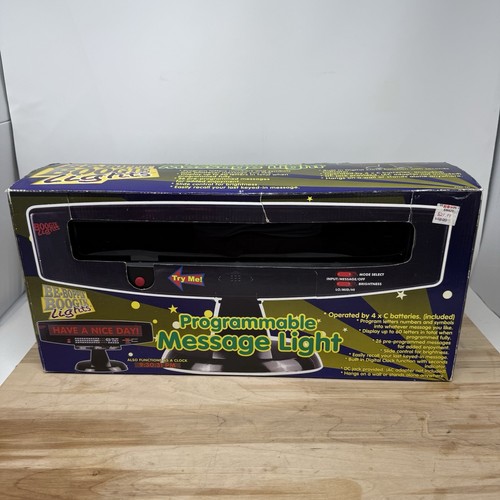 Vintage Be-Boppin' Boogie Lights Led Message Board In Box | eBay