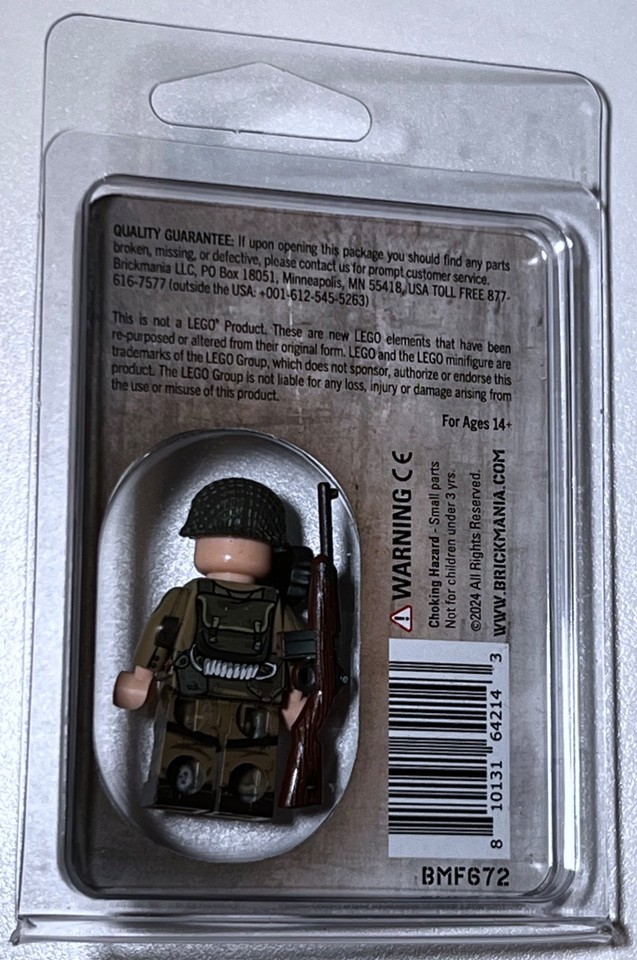 Brickmania® - WWII US Filthy Thirteen Paratrooper V2 - BMF672 - NEW ...