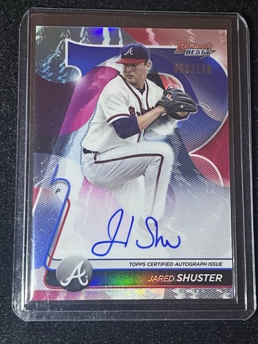 2020 Bowmans Best Jared Shuster Best Of Autograph Atlanta Braves SP RC ...