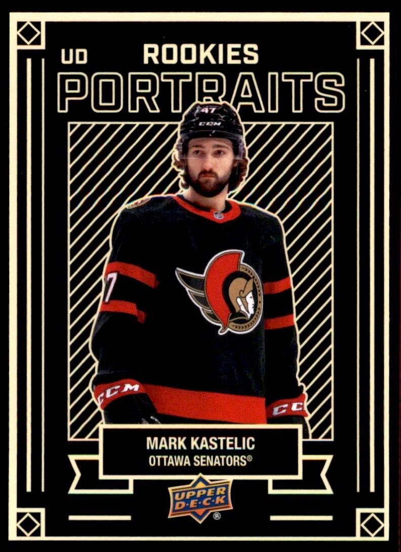 Mark Kastelic 2022-23 Upper Deck UD Portraits #P-55 Ottawa Senators | eBay