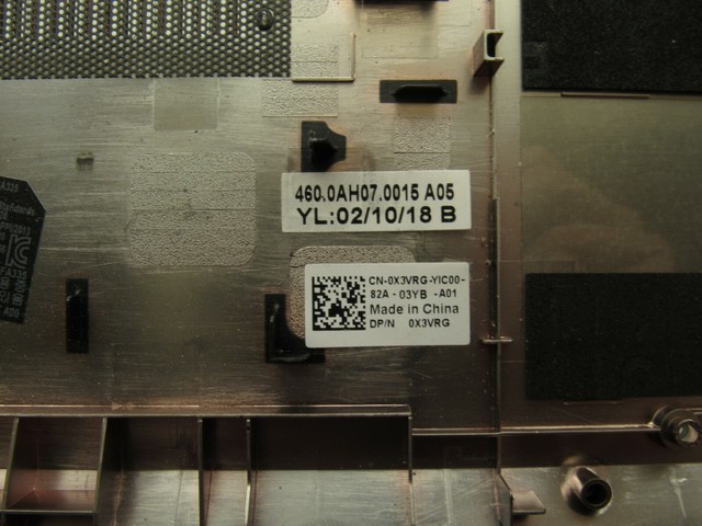 Black Bottom Base Cover for Dell Inspiron 3567 Lower Case Dp/n X3vrg ...