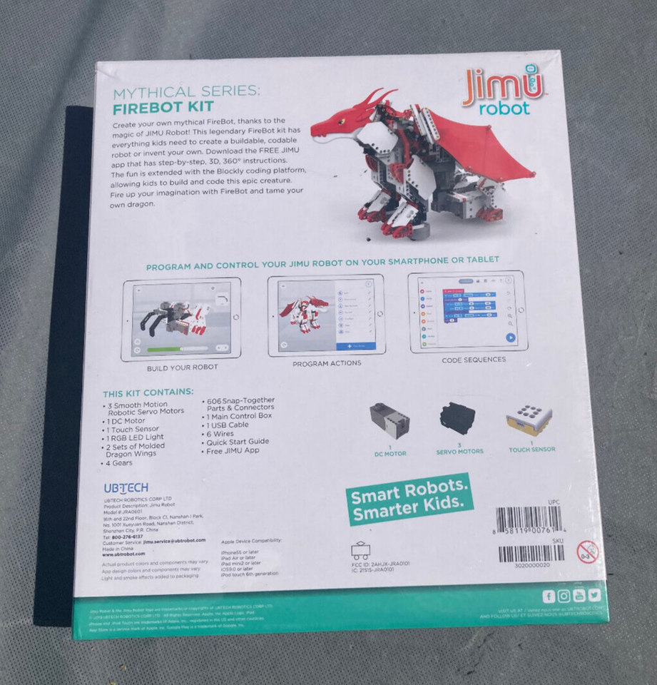 JIMU Robot Mythical Series FireBot Kit Robot Building Block System ...