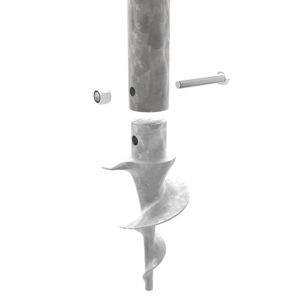 Dock Post Pipe Auger Commercial Marine Grade Pier Boat Lift Sand Anchor ...