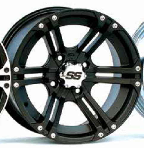 Set of ITP 12 SS LSI HD Aluminum Alloy Golf Cart Car Rims Wheels ...