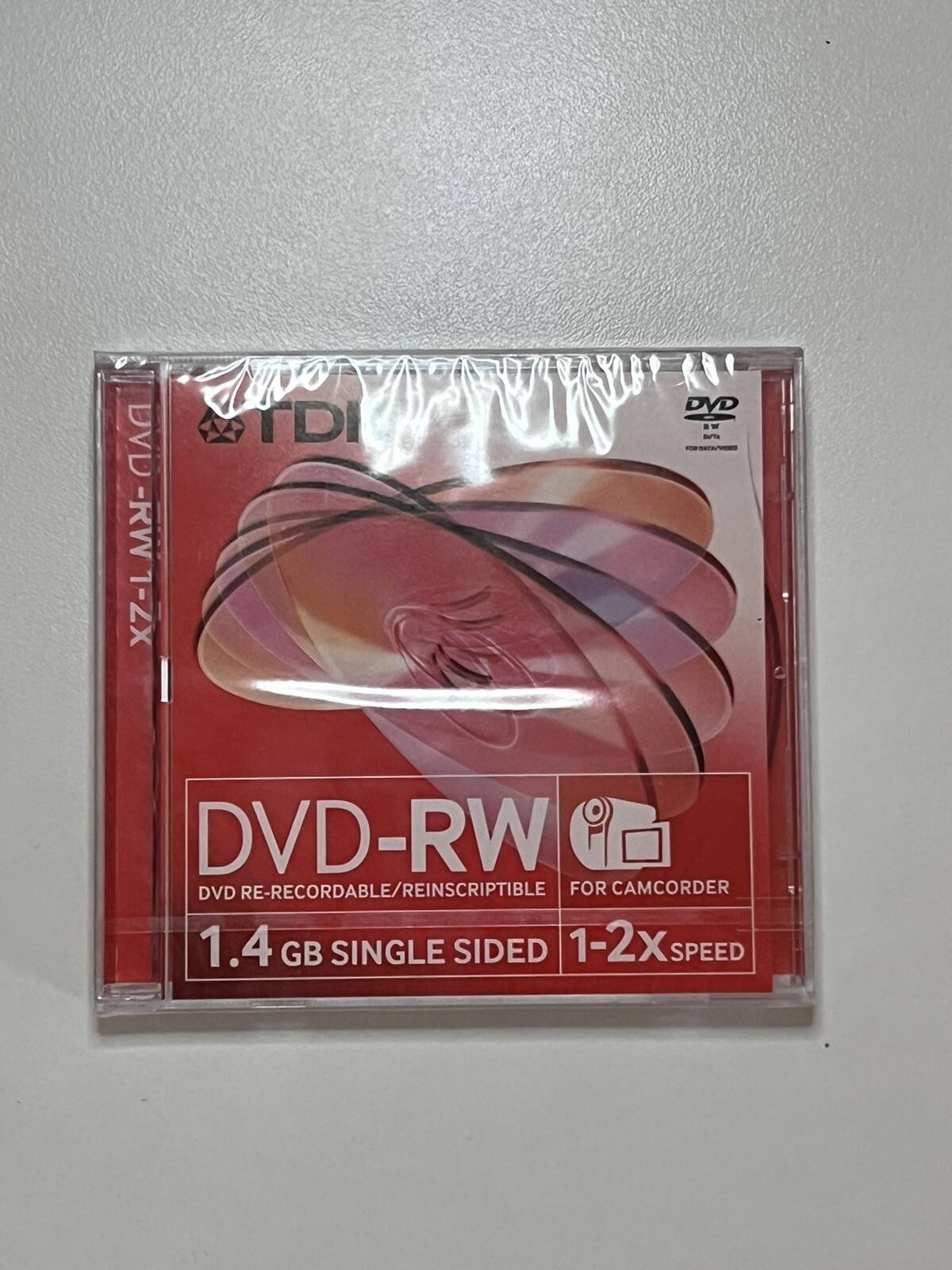 20 Discs TDK 8cm Mini SCRATCHPROOF 2x 1.4gb Dvd-rw 30min Singledsided ...
