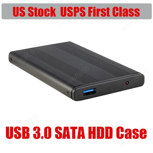USB 3.0 2.5" SATA Hard Drive External Enclosure HDD Case Durable ...
