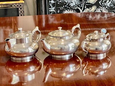 COLLECTABLE EPNS PATENTED AUSTRALIAN ROBUR TEA SET C 1930'S | eBay ...