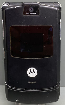 Motorola RAZR V3c - BLACK(Verizon) Cellular Phone (K) | eBay