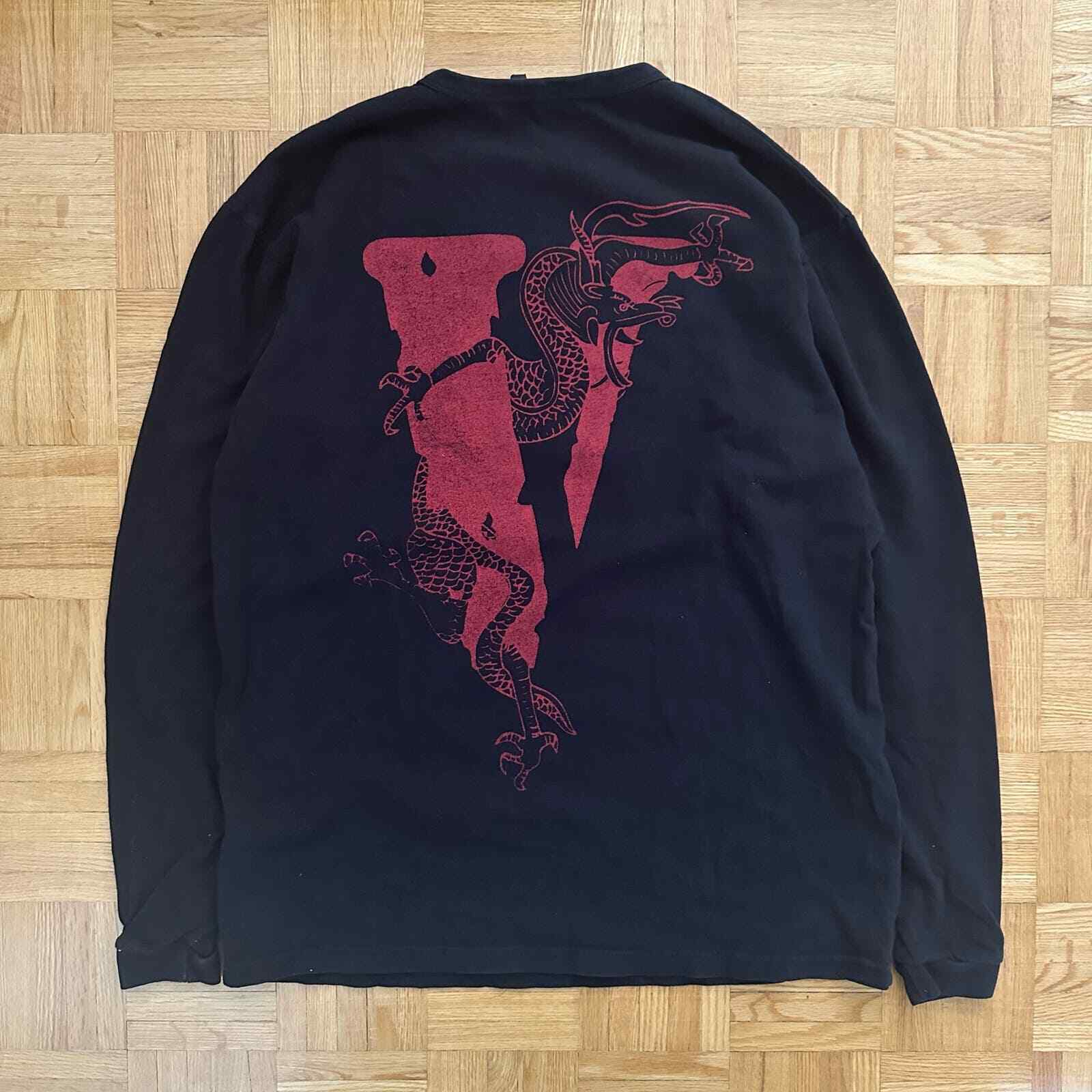 Vlone x Clot Long Sleeve Dragon shirt Size Small - Gem