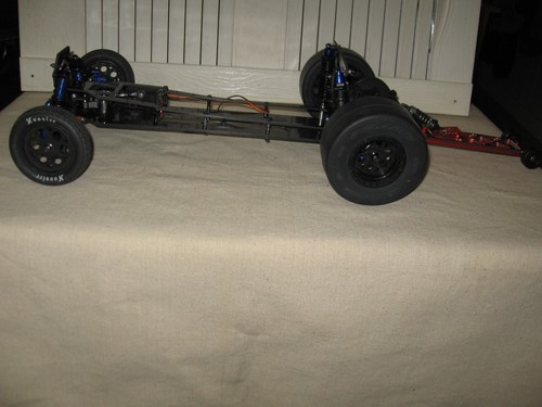 RC DRAG CAR TRAXXAS SLASH 2WD DRAG RACE CONCEPTS CHASSIS WITH ALUMINUM ...