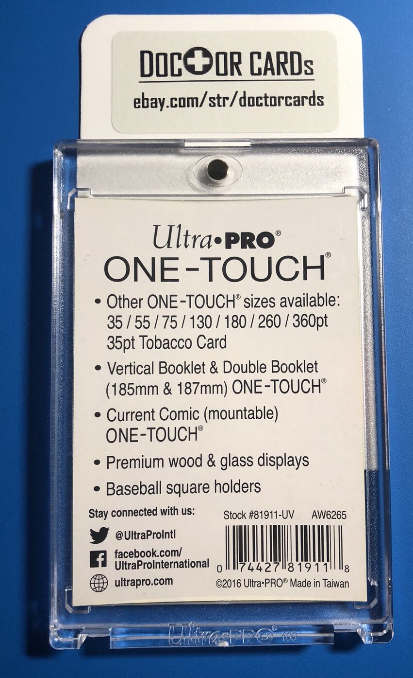 (2 PACK) Ultra Pro 100PT ONE TOUCH MAGNETIC HARD CASE FOR YOUR MLB ...