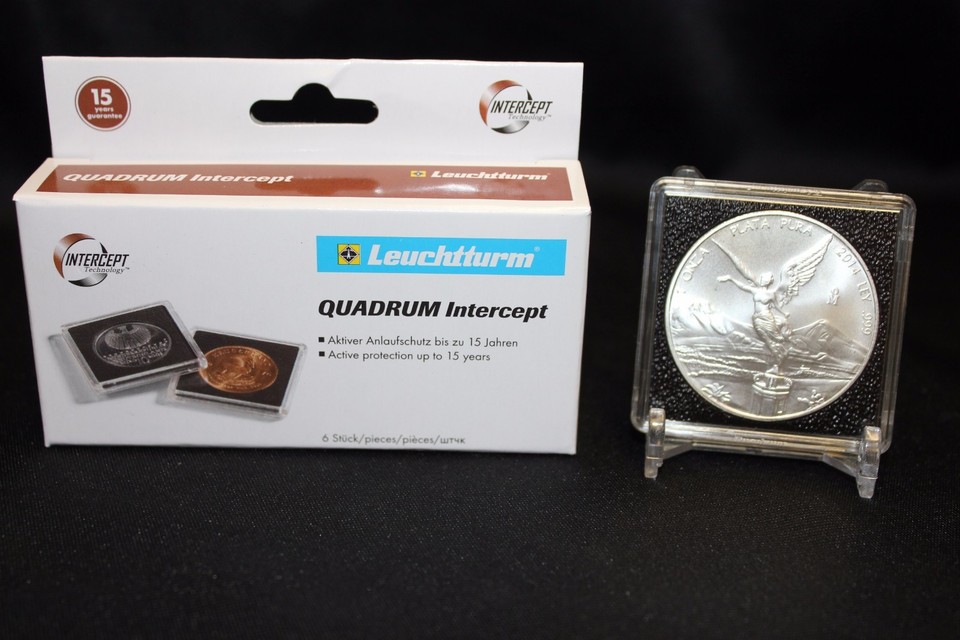 6 Mexico 1oz Libertad 2x2 Coin Holder Snap Capsule QUADRUM Intercept 41mm Case | eBay
