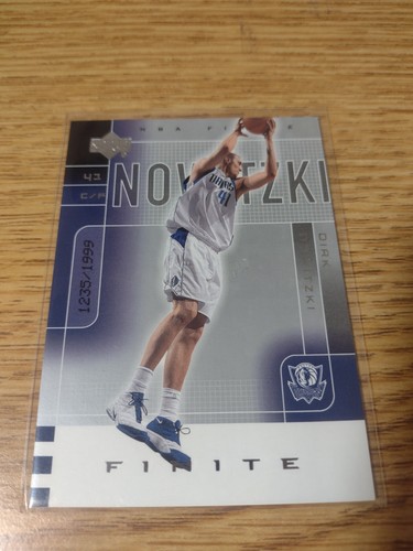 DIRK NOWITZKI Dallas Mavericks 2002 03 Upper Deck Finite /1999 HOF | eBay