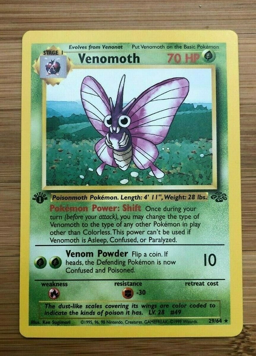 Venomoth Card