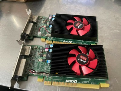 2 DELL AMD RADEON R5 340 2GB GDDR3 VIDEO CARD PCI-E DVI, DP P/N: 109 ...