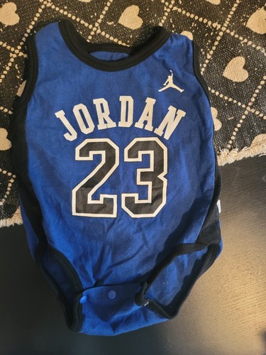 Jordan 23 Baby Bodysuit Basketball Infant Blue Black Duke | eBay
