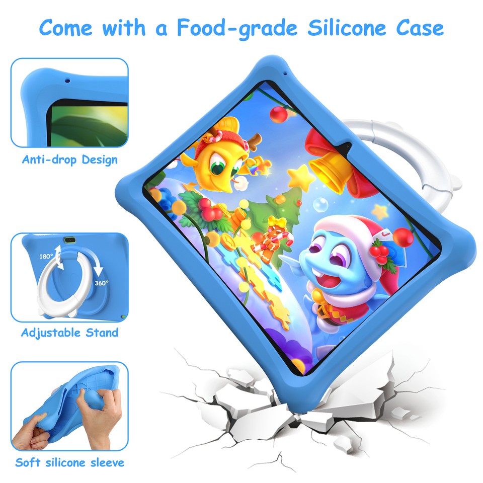 Kids Tablet 10'' Android 12 Tablet for Kids, 32GB 64GB 5000mAh Parental ...