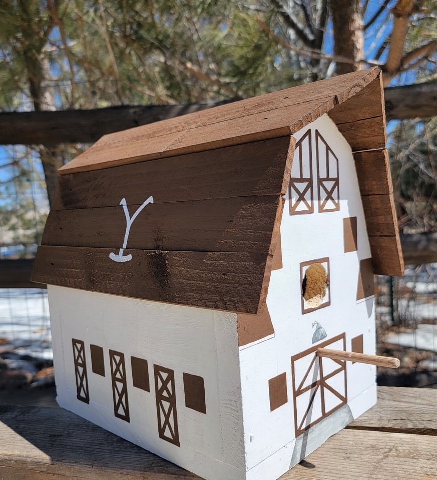 Milk Chocolate Yellowstone Barn Indoor/outdoor Birdhouse | eBay