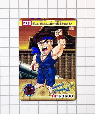 Street Fighter II Card TCG - Bandai Capcom Arcade 1991 No. 28 Ryu | eBay