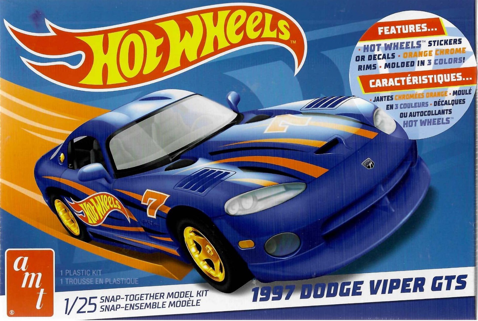 AMT 1349 1997 Dodge Viper GTS Hot Wheels model kit | eBay