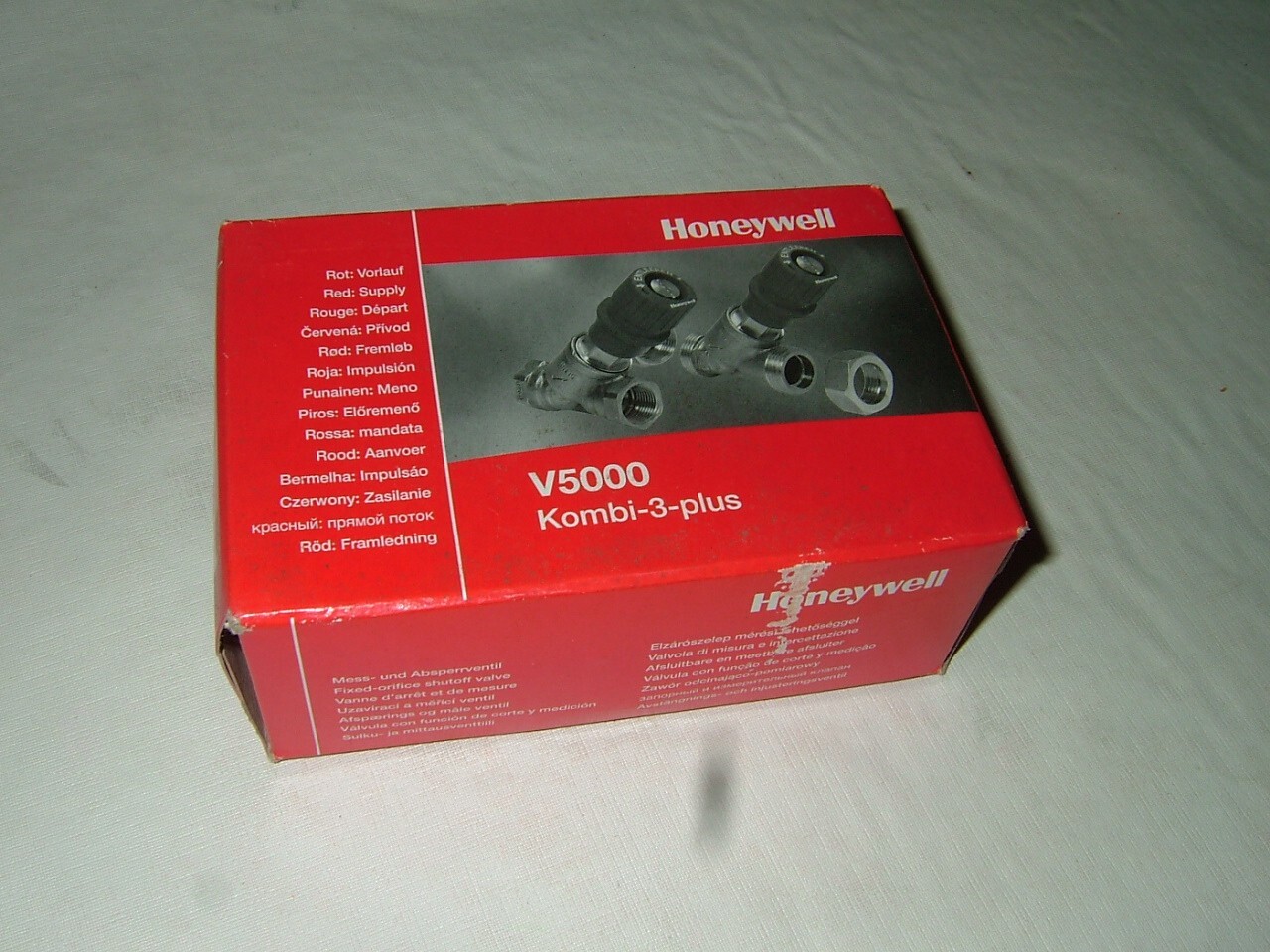 Honeywell V5000 ~ Strangregulierventil 1 Zoll DN25 ~ Vorlauf rot | eBay