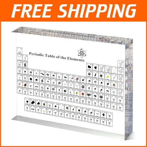 Unique 8 Real Elements Periodic Table - Fascinating Gift for Young ...