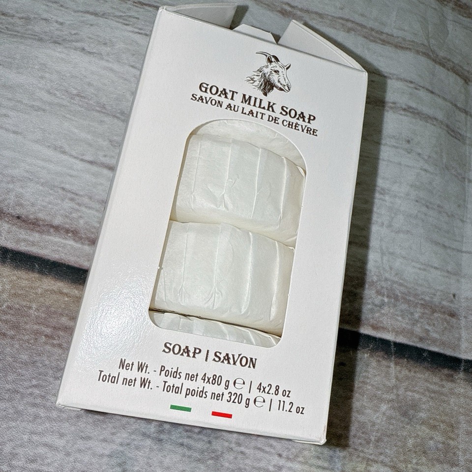 ZENI DIAMANTE -Set of 4 /Each -Triple Milled Bar Soaps /goat Milk ...