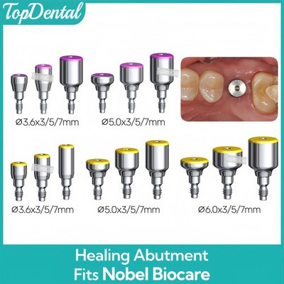 Dental RP NP Healing Cap Abutmment Conical Connection Tool Fits Nobel ...