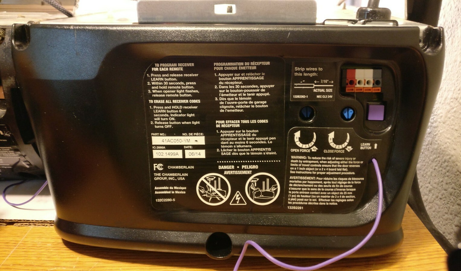 41AC050-1M Chamberlain Liftmaster Logic Board "Mail In Repair Service ...