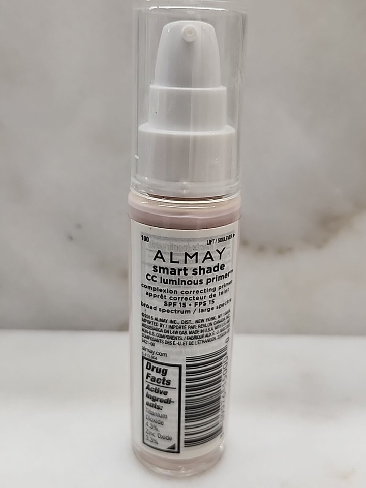 Almay CC Luminous Primer, Broad Spectrum SPF 15 Smart Shade #100 | eBay
