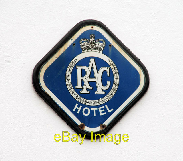 Photo 6x4 RAC sign Crawfordsburn Old-style RAC approved-hotel sign on ...