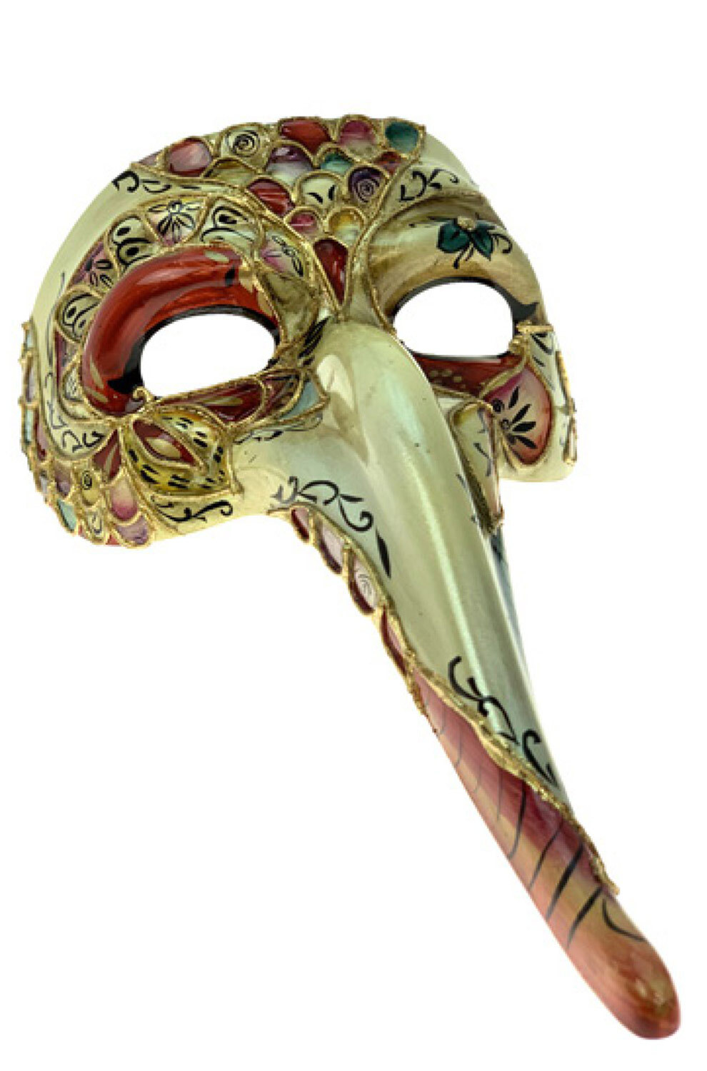 Venetian Songbird Zanni Half Mask | eBay