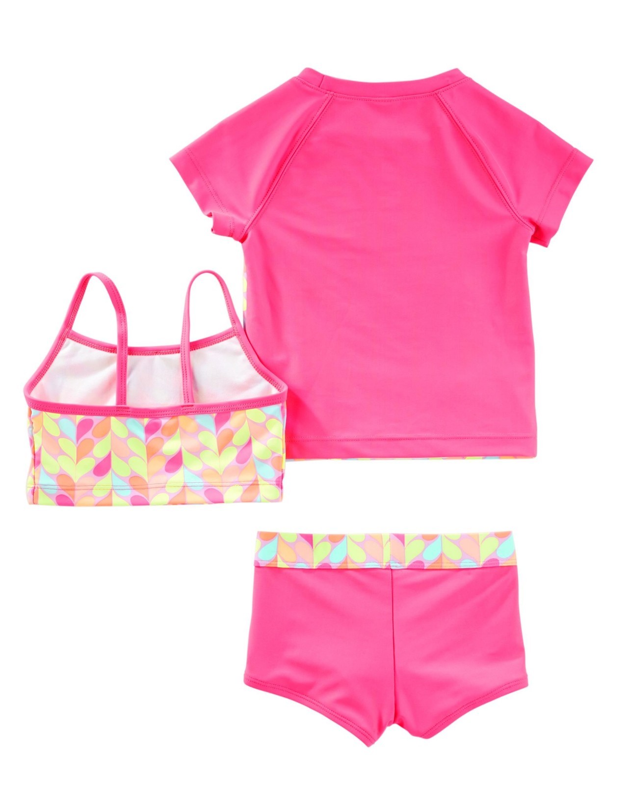 OSHKOSH B'GOSH Girls' 12 Heart Rashguard 3-Pc. Swim Set NWT | eBay