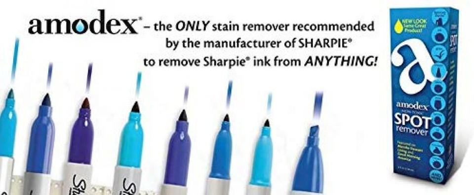 Amodex Ink and Stain Remover – Cleans Marker, Ink, Crayon, Pen, Makeup ...