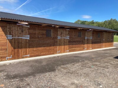 36 X 12 Mobile Stable 12’ tack room Static Mobile Stables Wooden Timber ...
