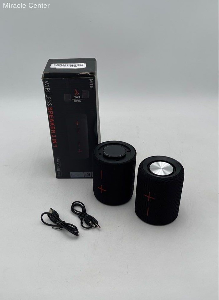 Magnetic Dual Splittable Bluetooth Speaker Waterproof Split Portable ...