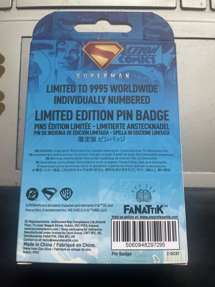 Superman James Gunn Movie The Daily Planet Pin Limited Edition Pin from ...
