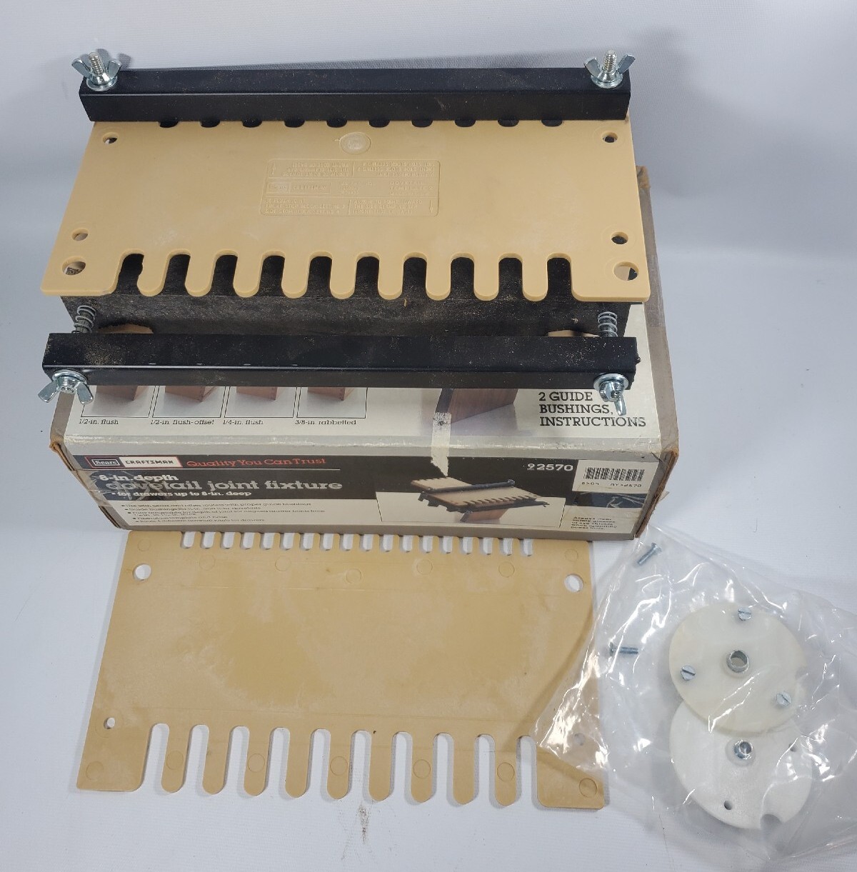 Craftsman 8" Depth Dovetail Fixture Kit 92570 USA | eBay