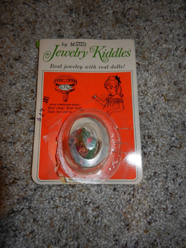 1960'S VINTAGE ORIGINAL FLOWER RING JEWELRY KIDDLE #3744 MOC | eBay