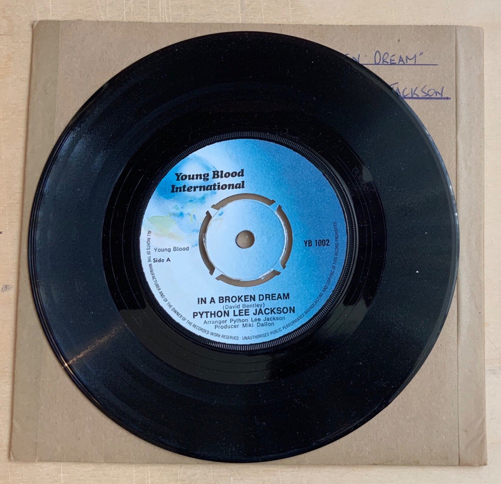 Python Lee Jackson In a Broken Dream UK Single | eBay UK