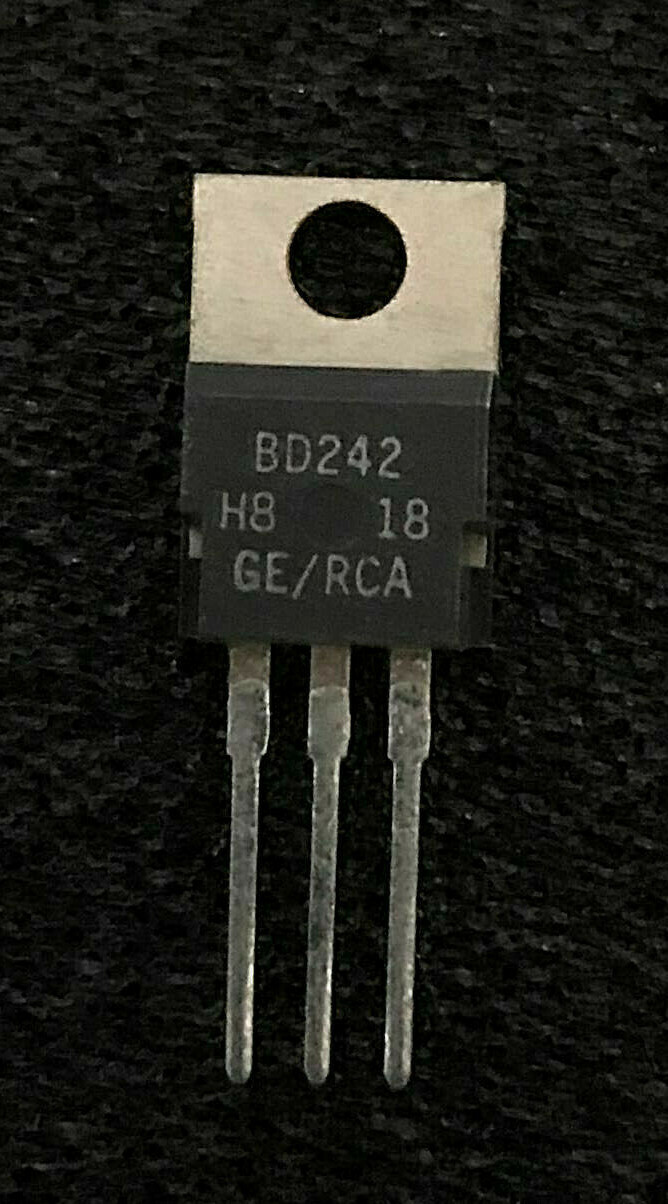 5 Stück/pcs - BD242 - PNP SILICON POWER TRANSISTOR - TO220 - GE/RCA | eBay